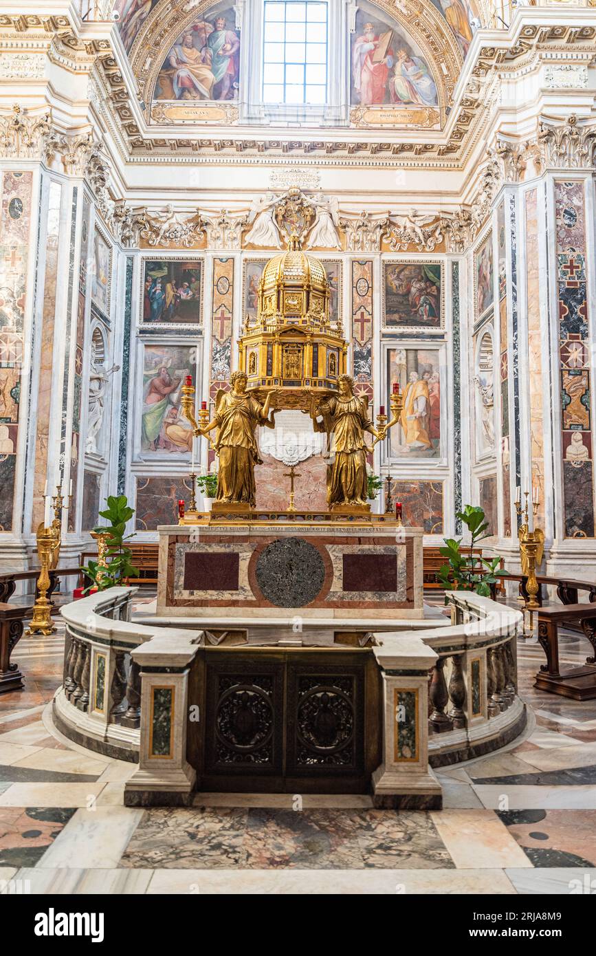 Rome, Italy - October 17, 2022: The Papal Basilica of Santa Maria ...