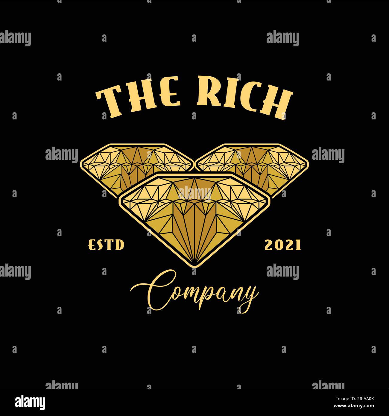 Diamond jewellery logo Stock Vector Images - Alamy