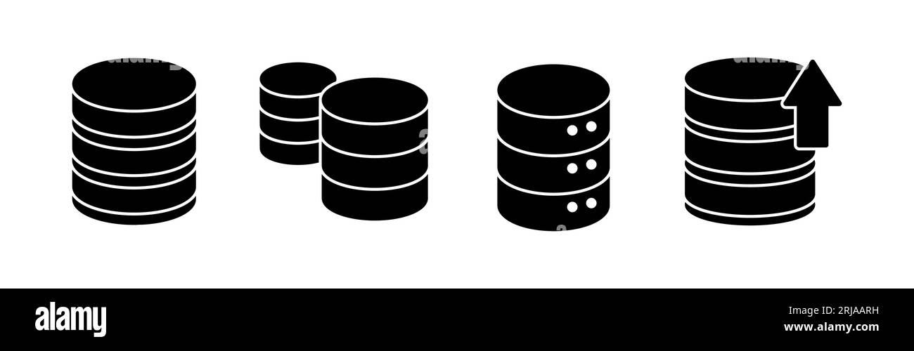 Database Icon Vector Server Icon Storage Stock Vector Image And Art Alamy