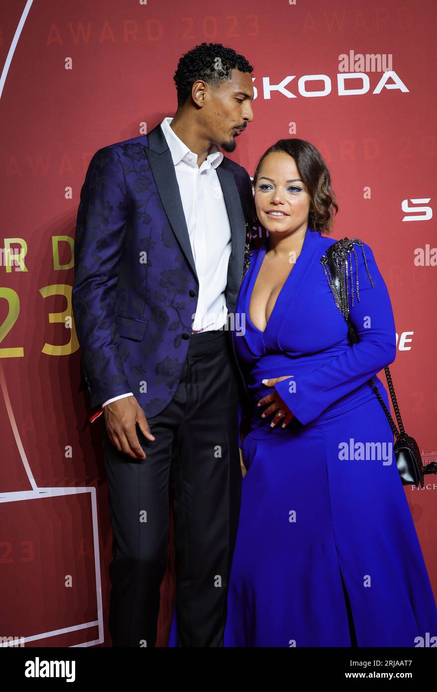 Hamburg, Germany. 21st Aug, 2023. Sebastien Haller, soccer player, and ...