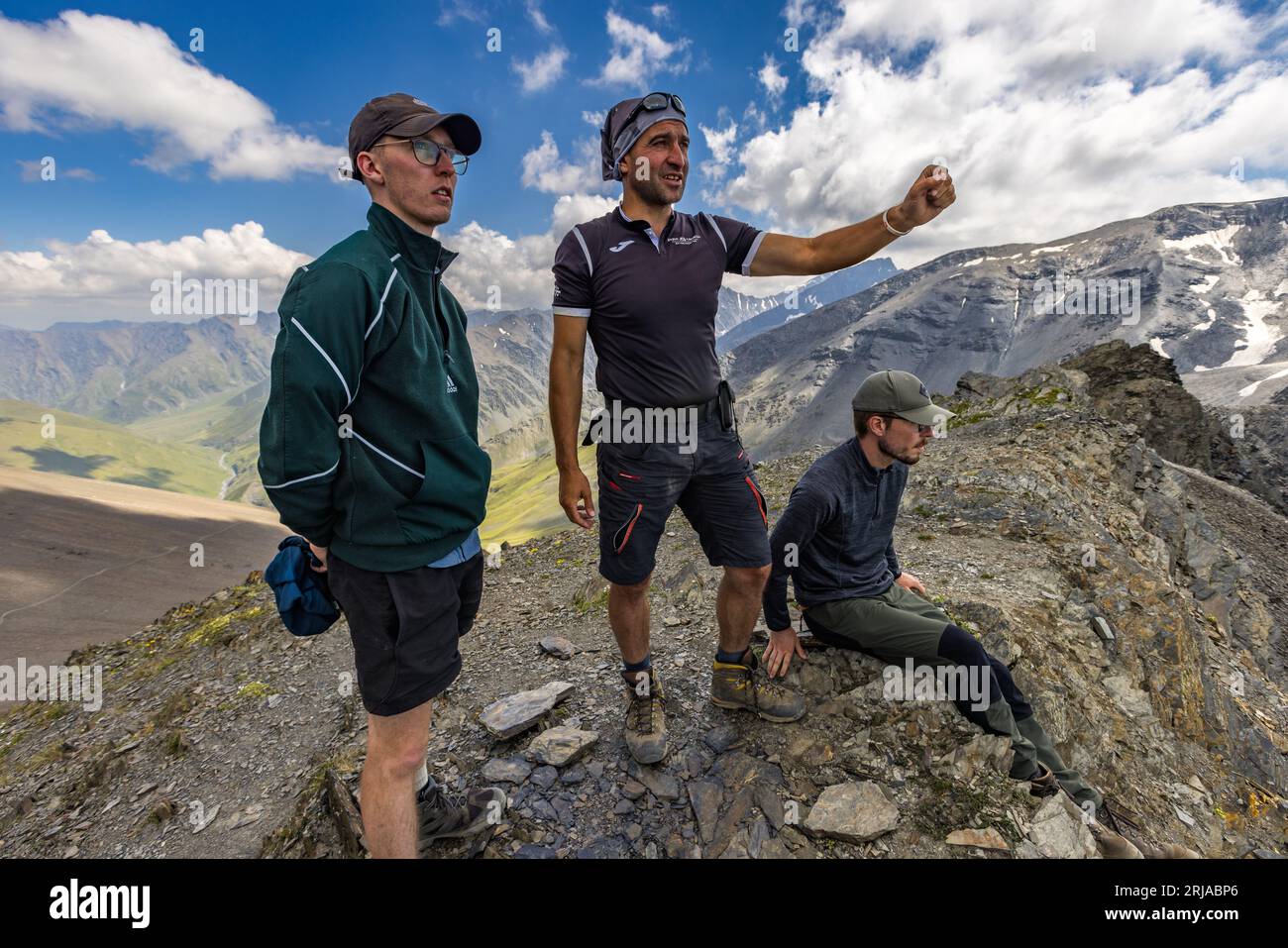 Giorgi Chachua from Enjoy-Georgia shows as a hiking guide where the ...