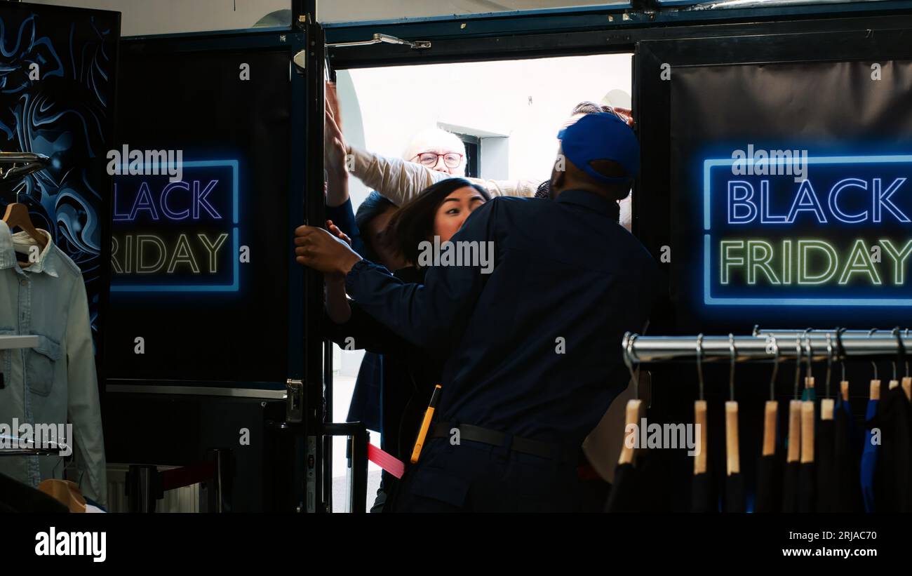 Man entering shop door hi-res stock photography and images - Alamy