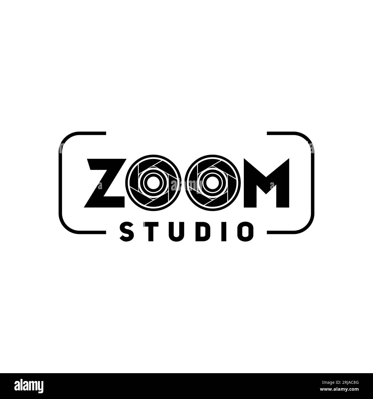 Digital electronics logo design creative Black and White Stock Photos ...