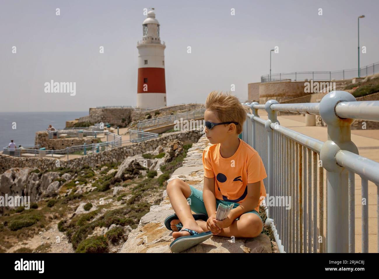 Visiting gibraltar rock of gibraltar hi-res stock photography and ...