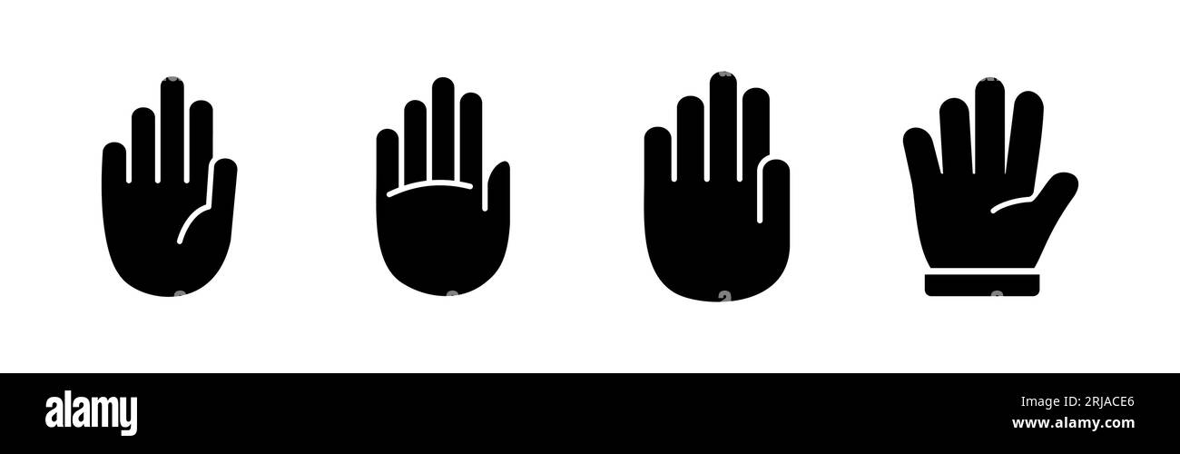 Hand icon vector. hand symbols. palm Stock Vector Image & Art - Alamy