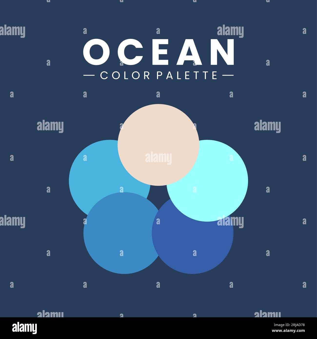 Blue grey palette Stock Vector Images - Alamy