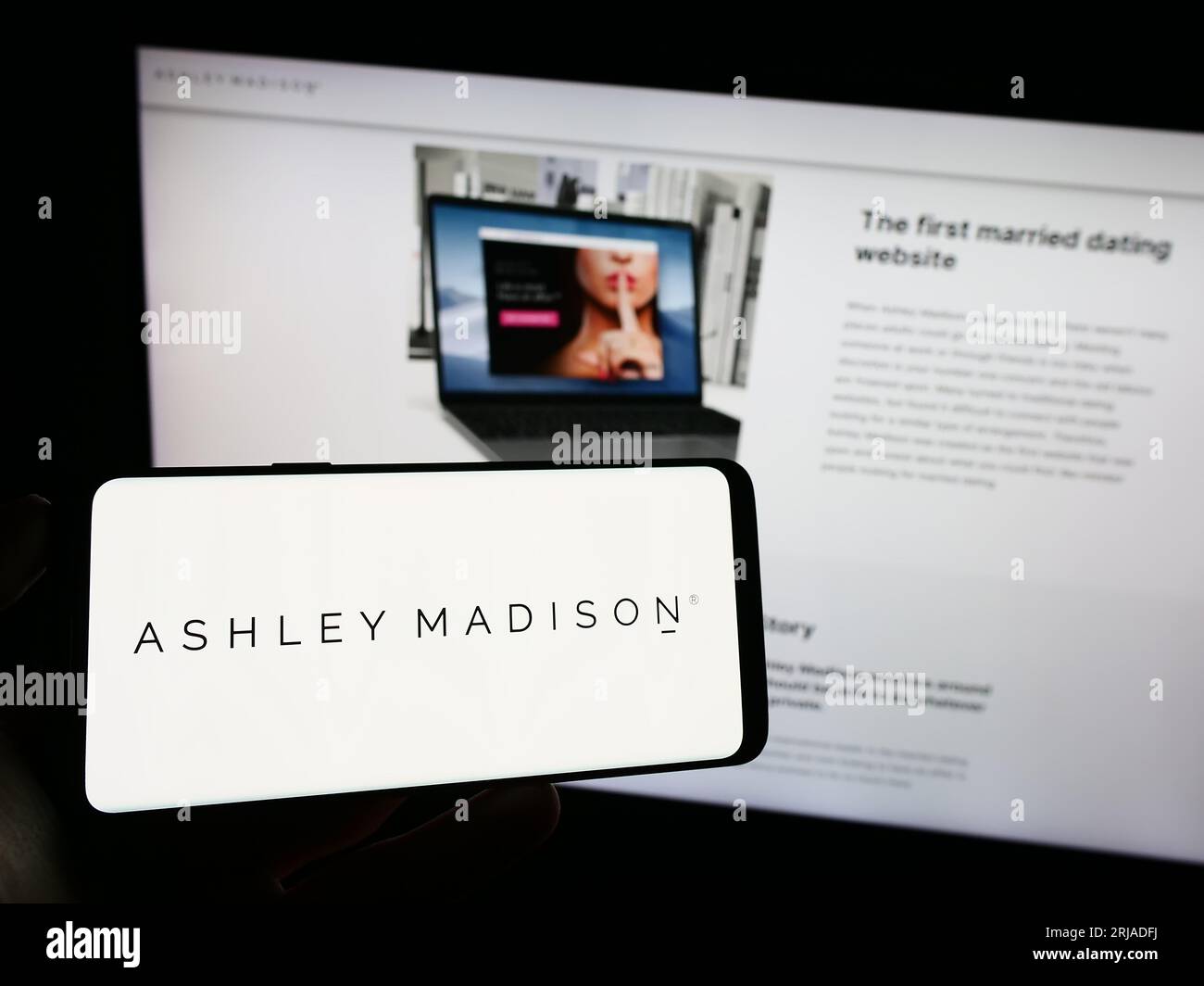 Ashley madison logo hi-res stock photography and images - Alamy