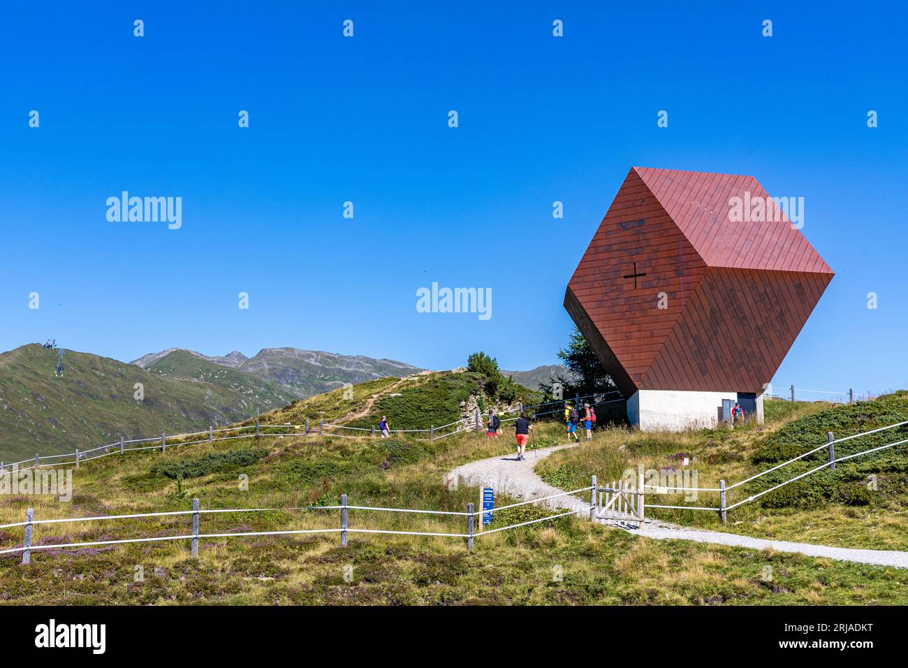 Finkenberg, Austria. 21st Aug, 2023. On the Penken mountain above the ...