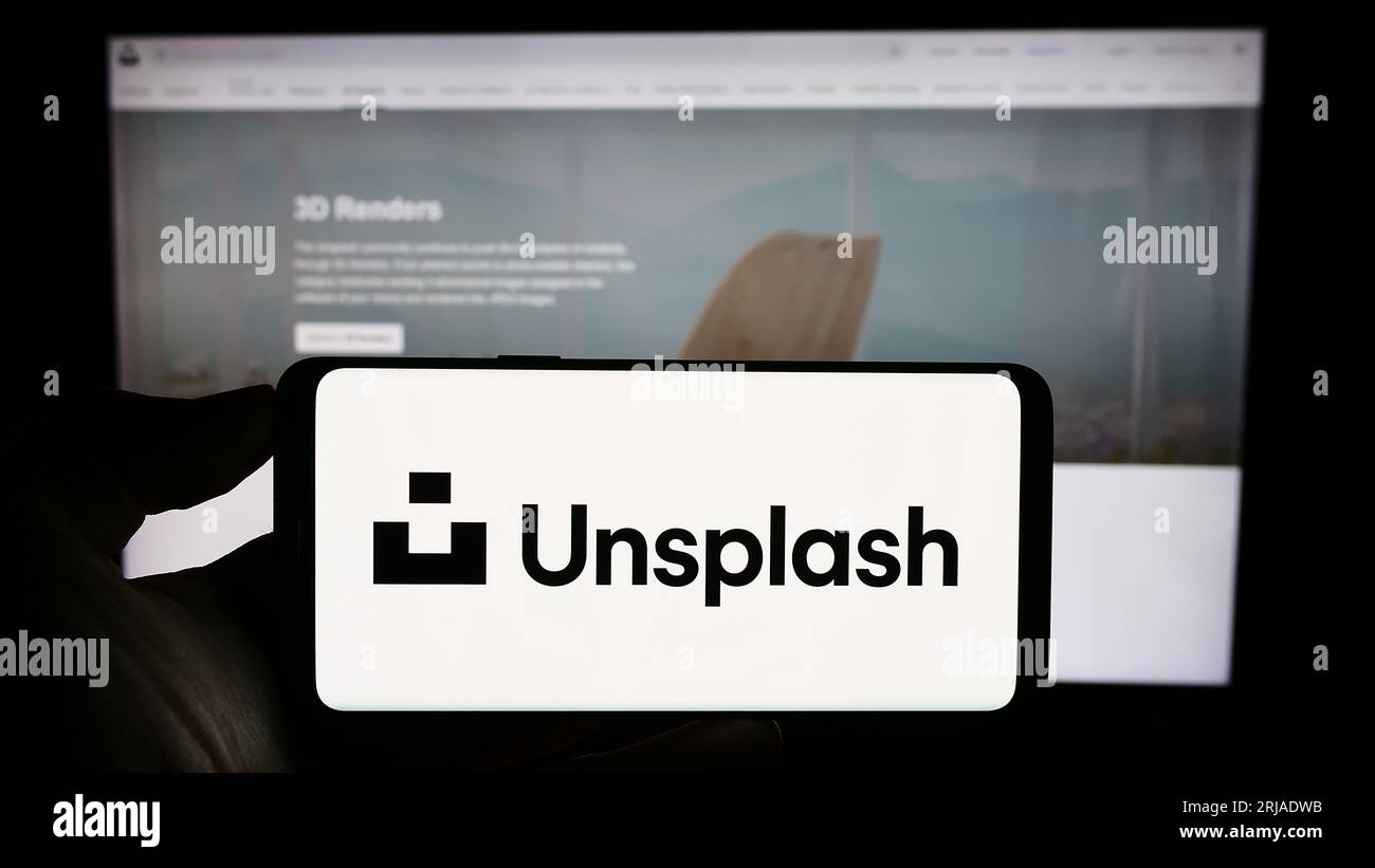 Unsplash logo hi-res stock photography and images - Alamy