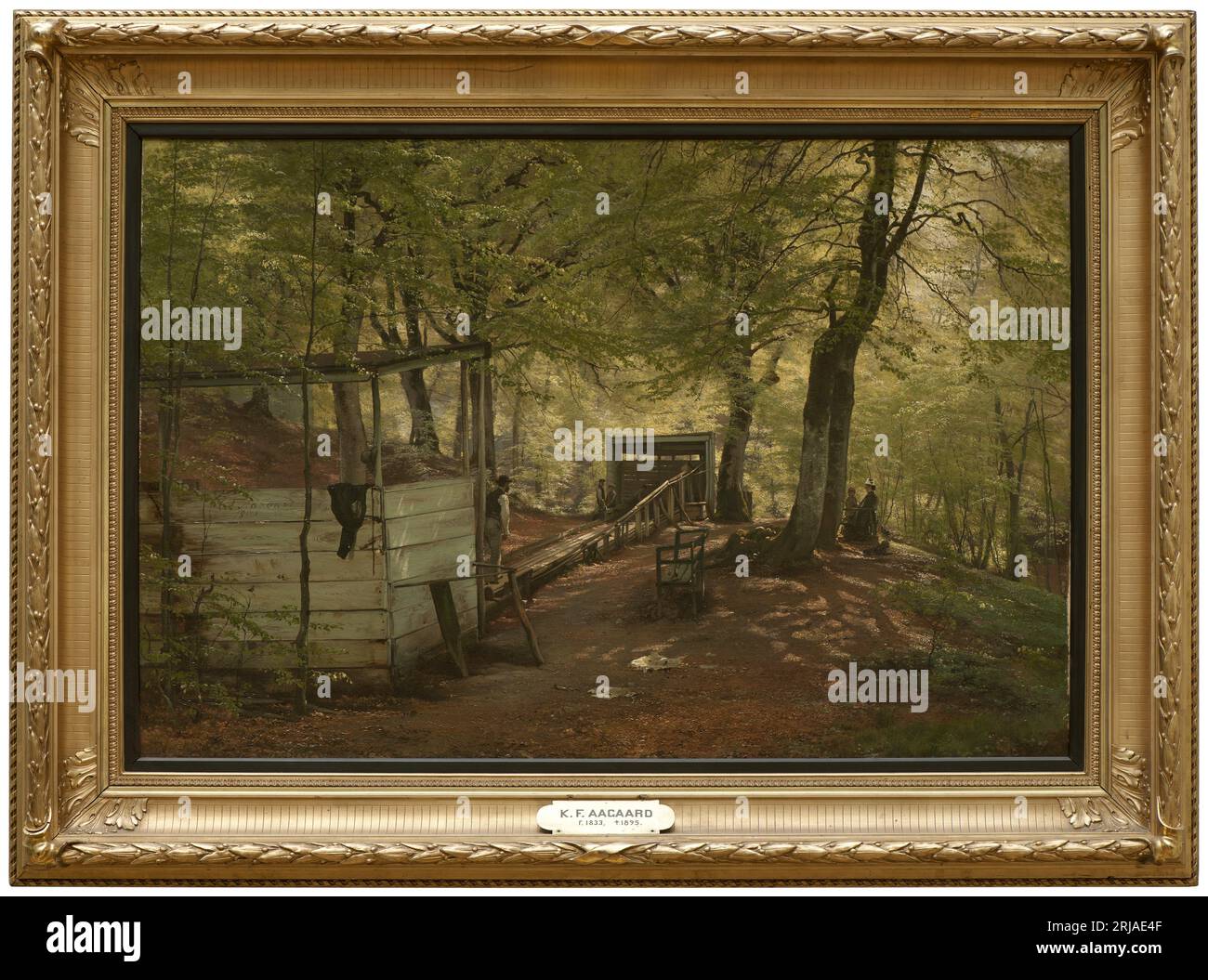 Skittle-alley in Saeby Forest. Spring Morning 1882 by Carl Frederik ...