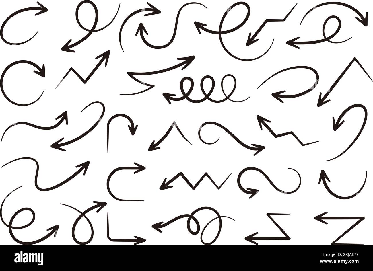 Arrow marking Stock Vector Images - Alamy