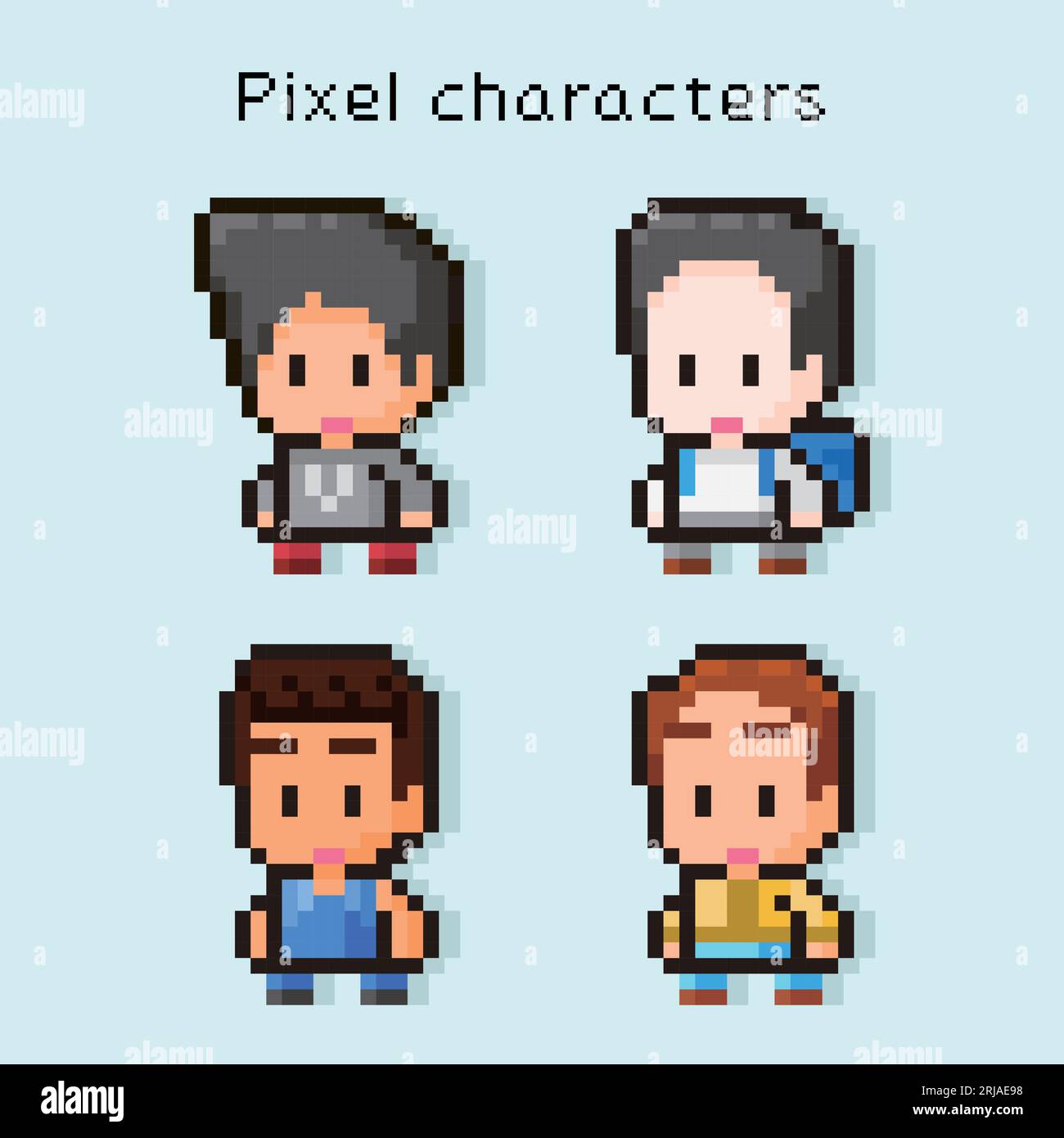 Pixel woman hi-res stock photography and images - Alamy