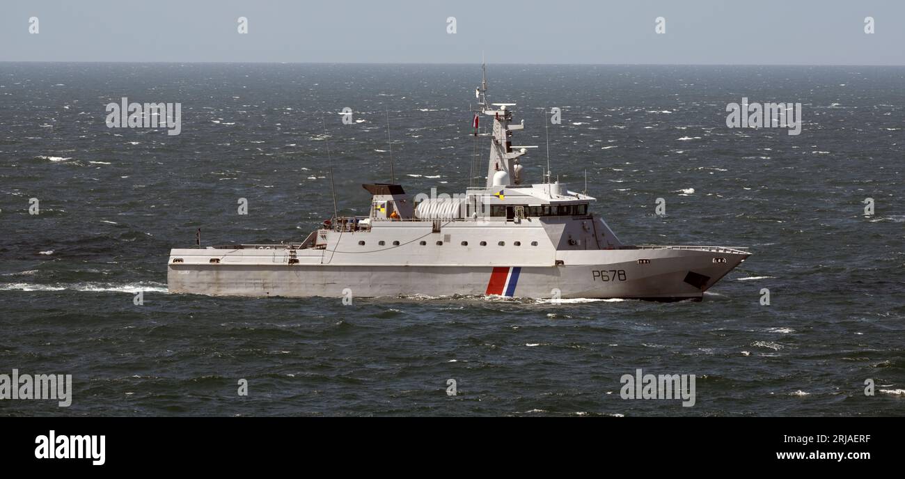 P678 Pluvier a Flamant-class patrol vessel - Type OPV54 - of the French ...