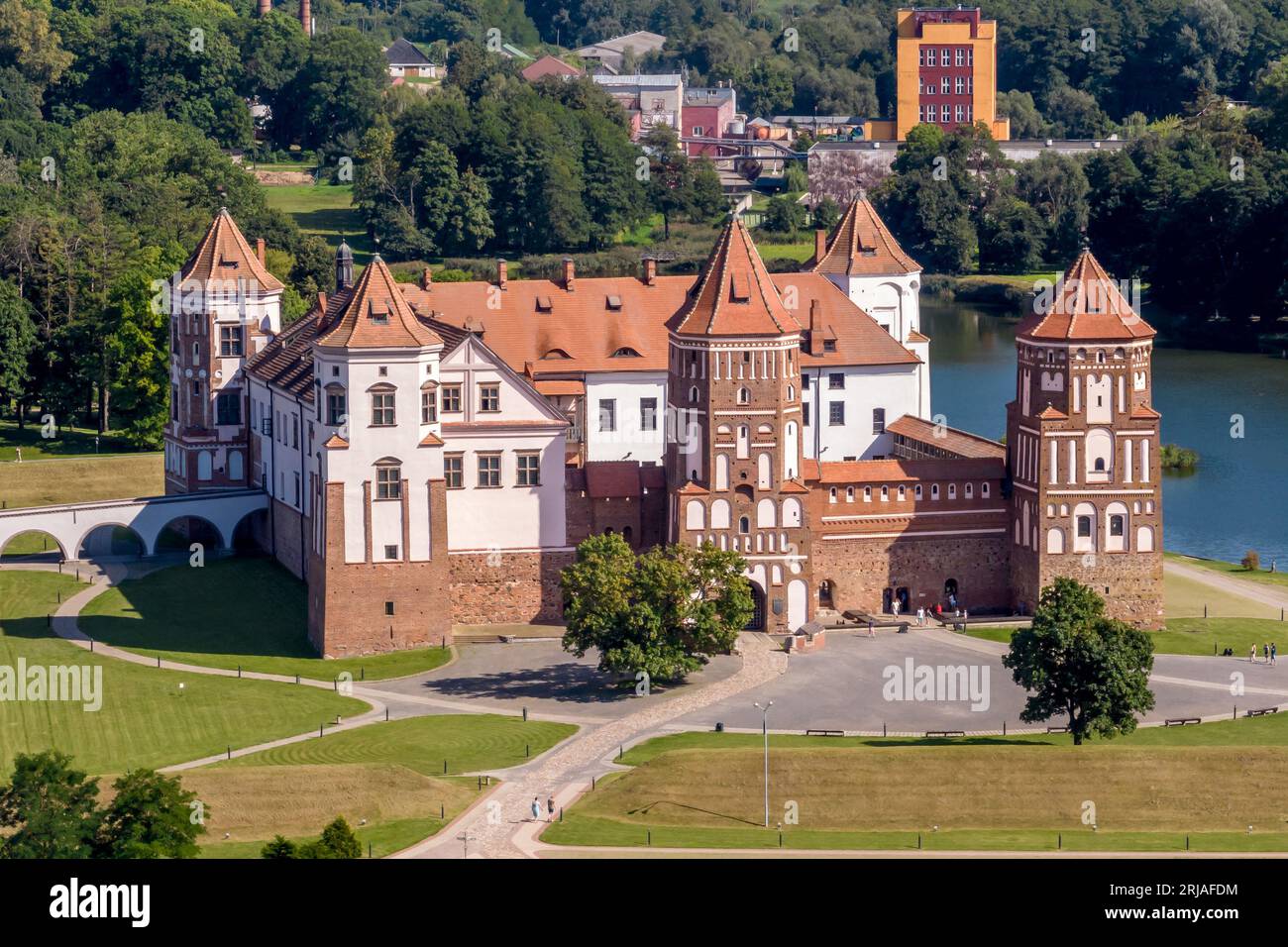 Mir castle restoration hi-res stock photography and images - Alamy