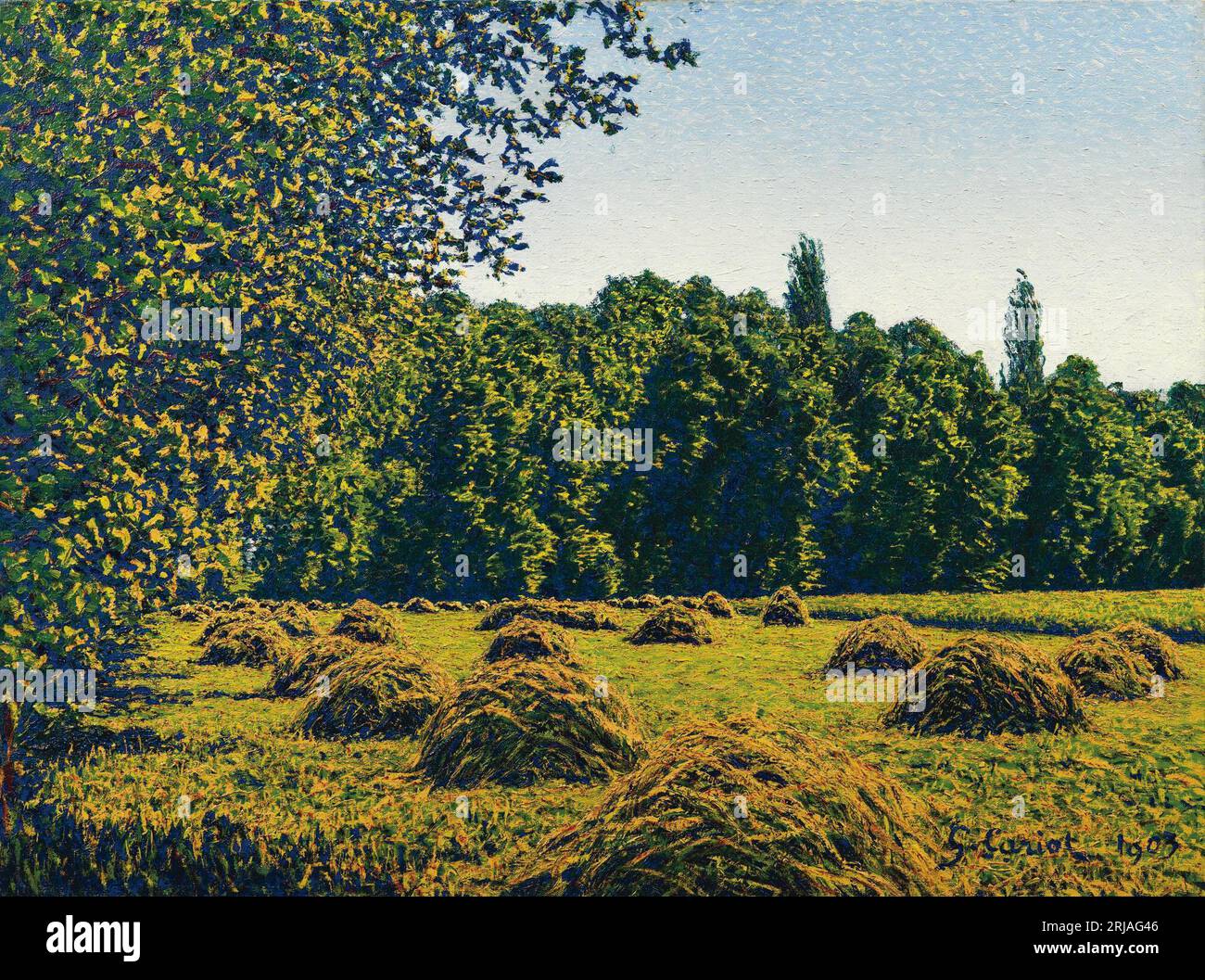 Prairial Painted in 1903. by Gustave Cariot Stock Photo - Alamy