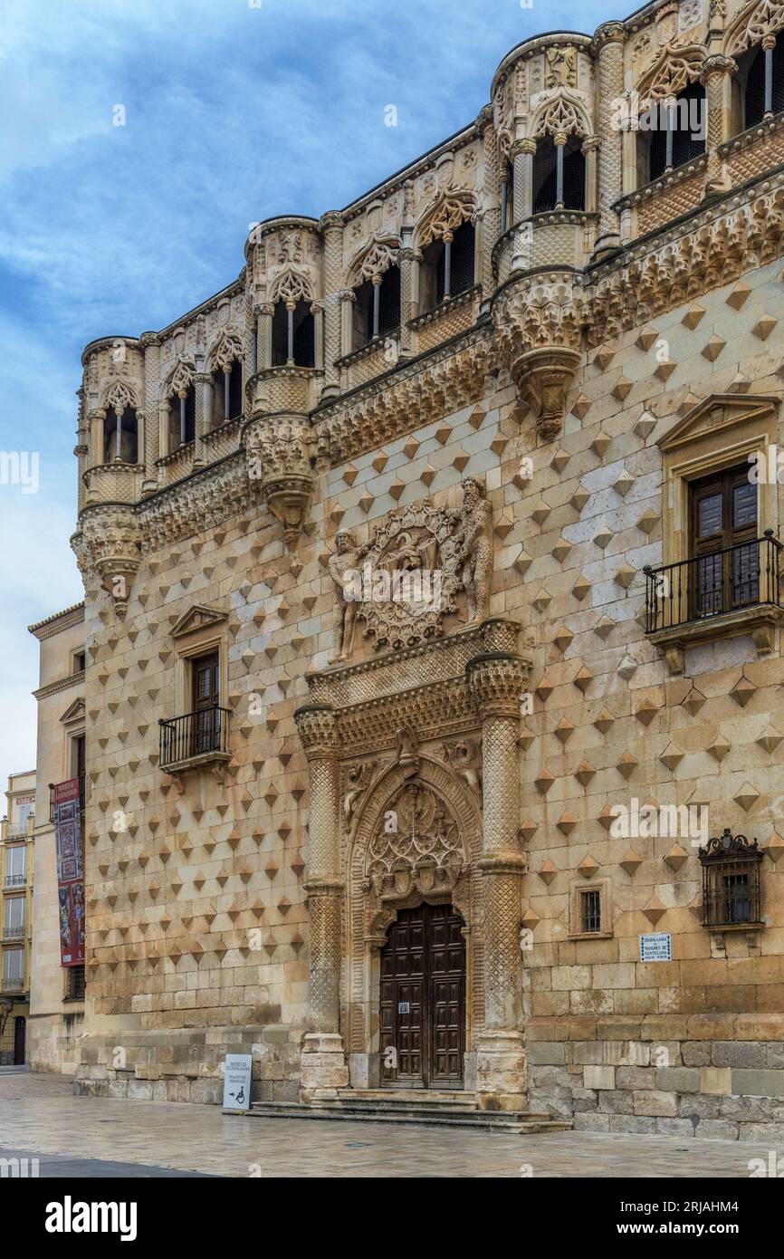 Palace of the Dukes of the Infantado in Elizabethan Gothic style with ...