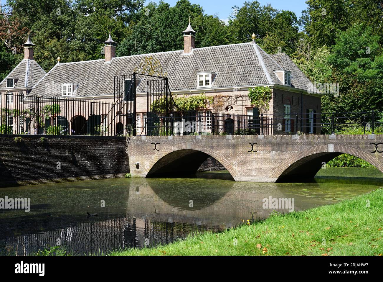 Renswoude, Netherlands - August 20, 2023: One of the wings of Castle ...