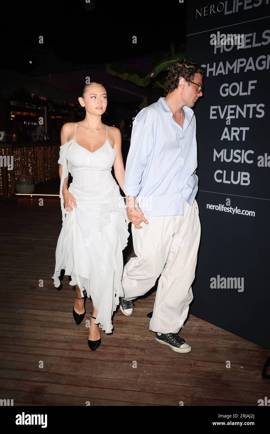 Forte dei Marmi, Twiga, Leni Klum and boyfriend Aris Rachevsky ...