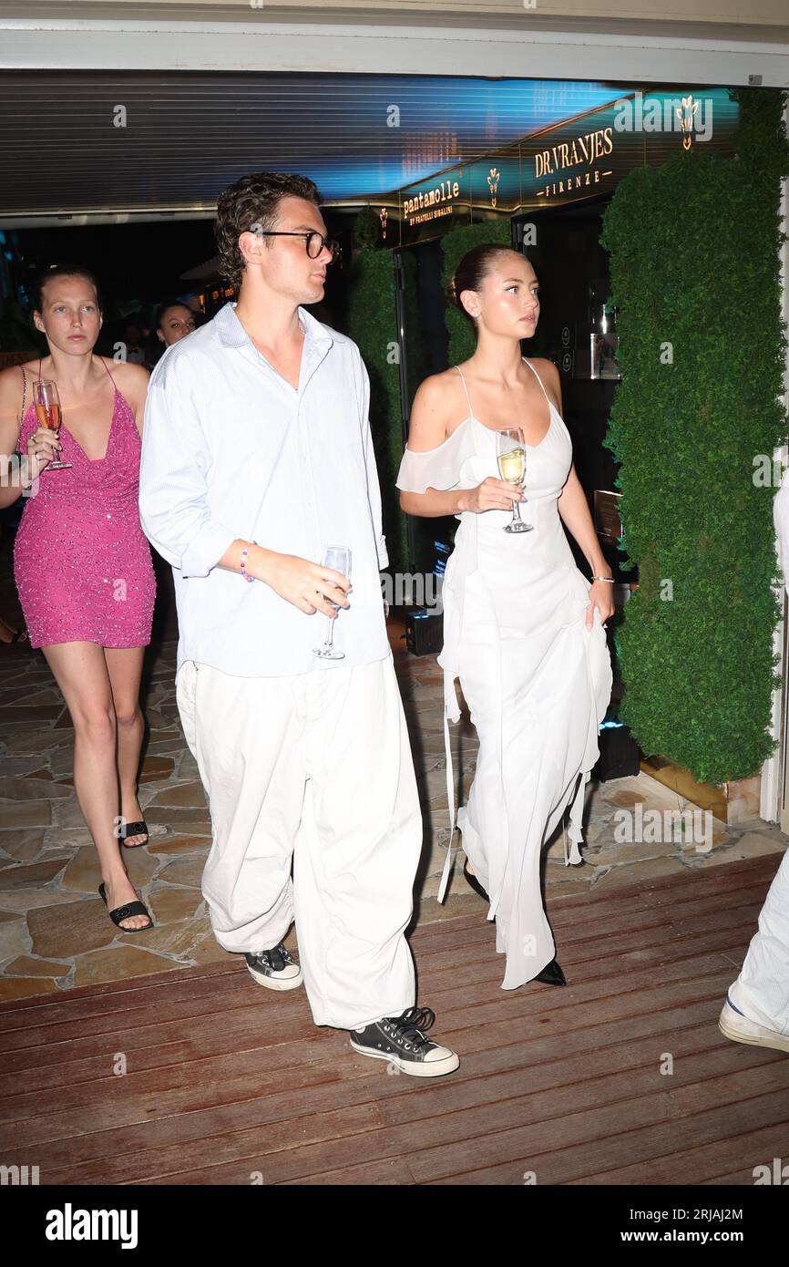 Forte dei Marmi, Twiga, Leni Klum and boyfriend Aris Rachevsky ...