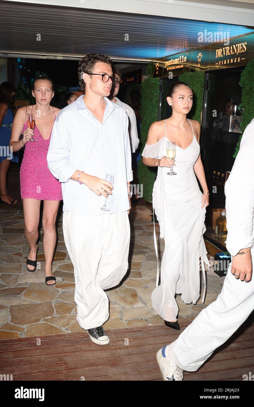 Forte dei Marmi, Twiga, Leni Klum and boyfriend Aris Rachevsky ...