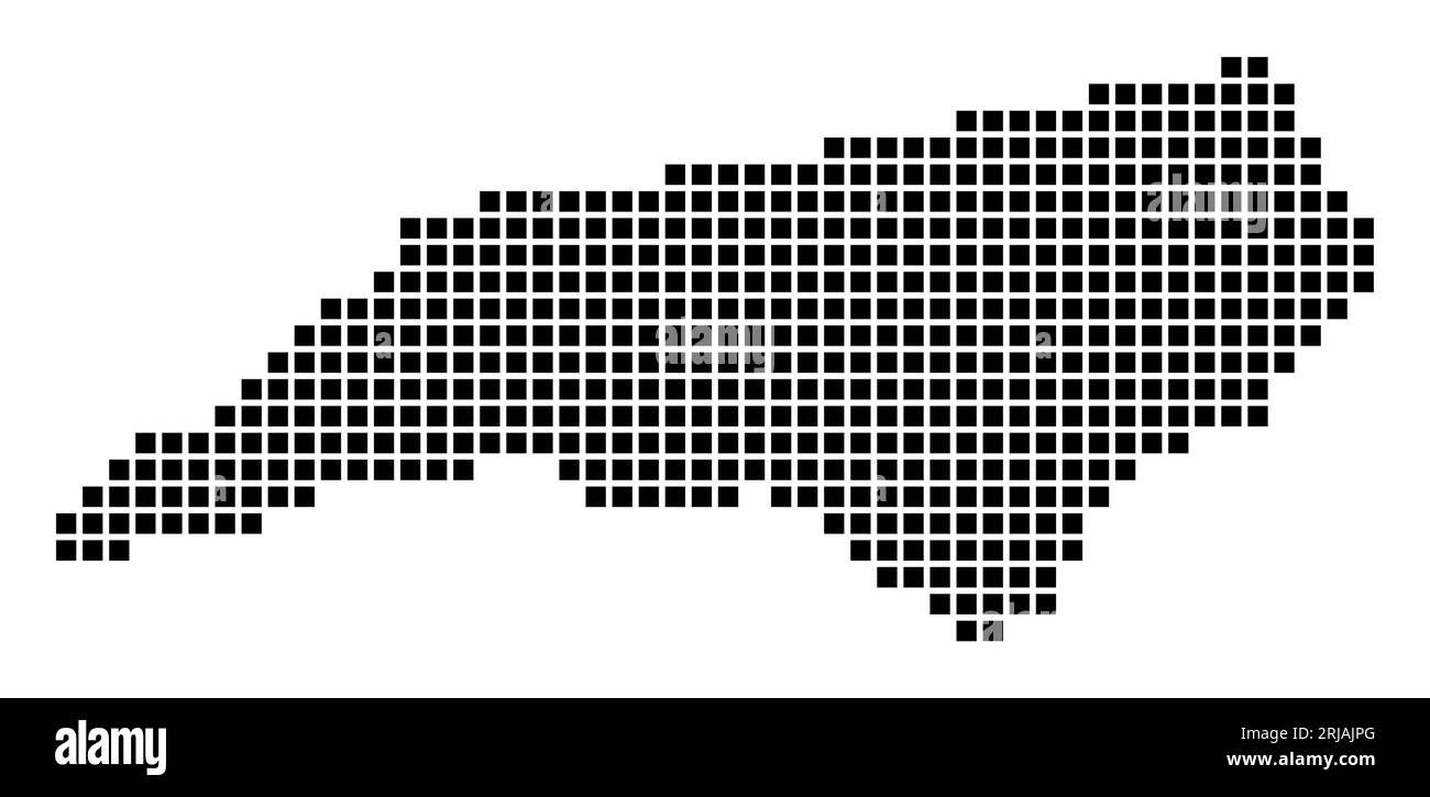 North Carolina map. Map of North Carolina in dotted style. Borders of ...