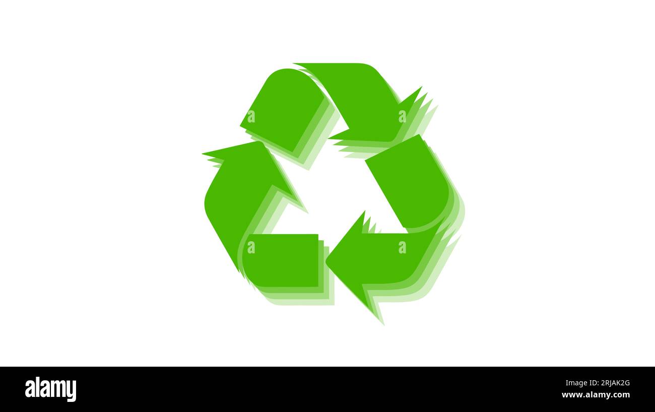 Recycle sign isolated on white background. Vector web icon Stock Vector ...