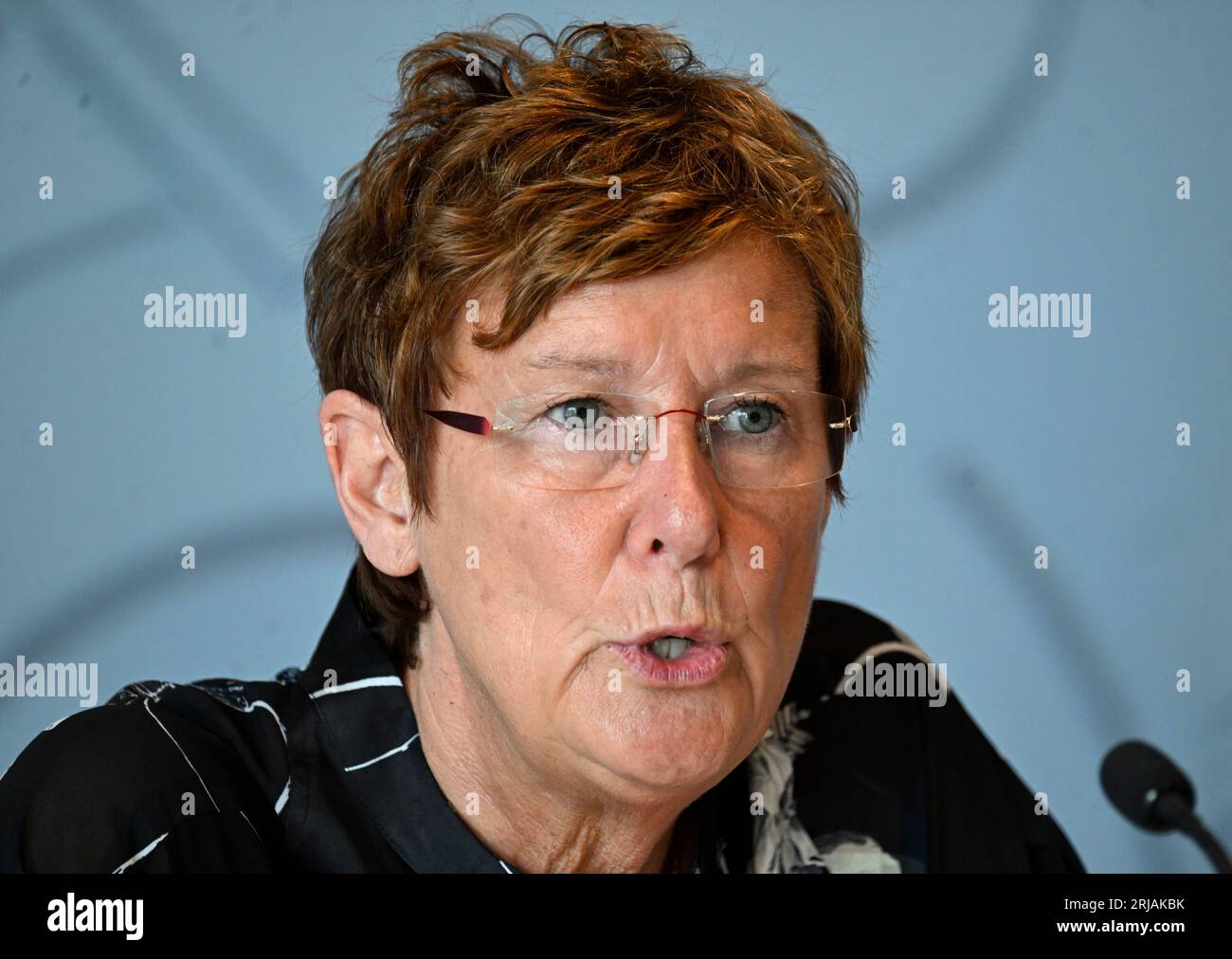 Duesseldorf, Germany. 22nd Aug, 2023. Brigitte Mandt, President of the ...