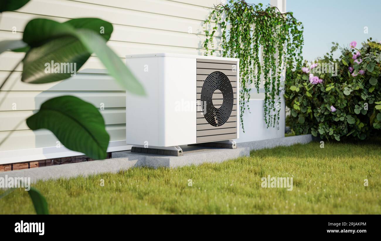 Air source heat pump hi-res stock photography and images - Alamy