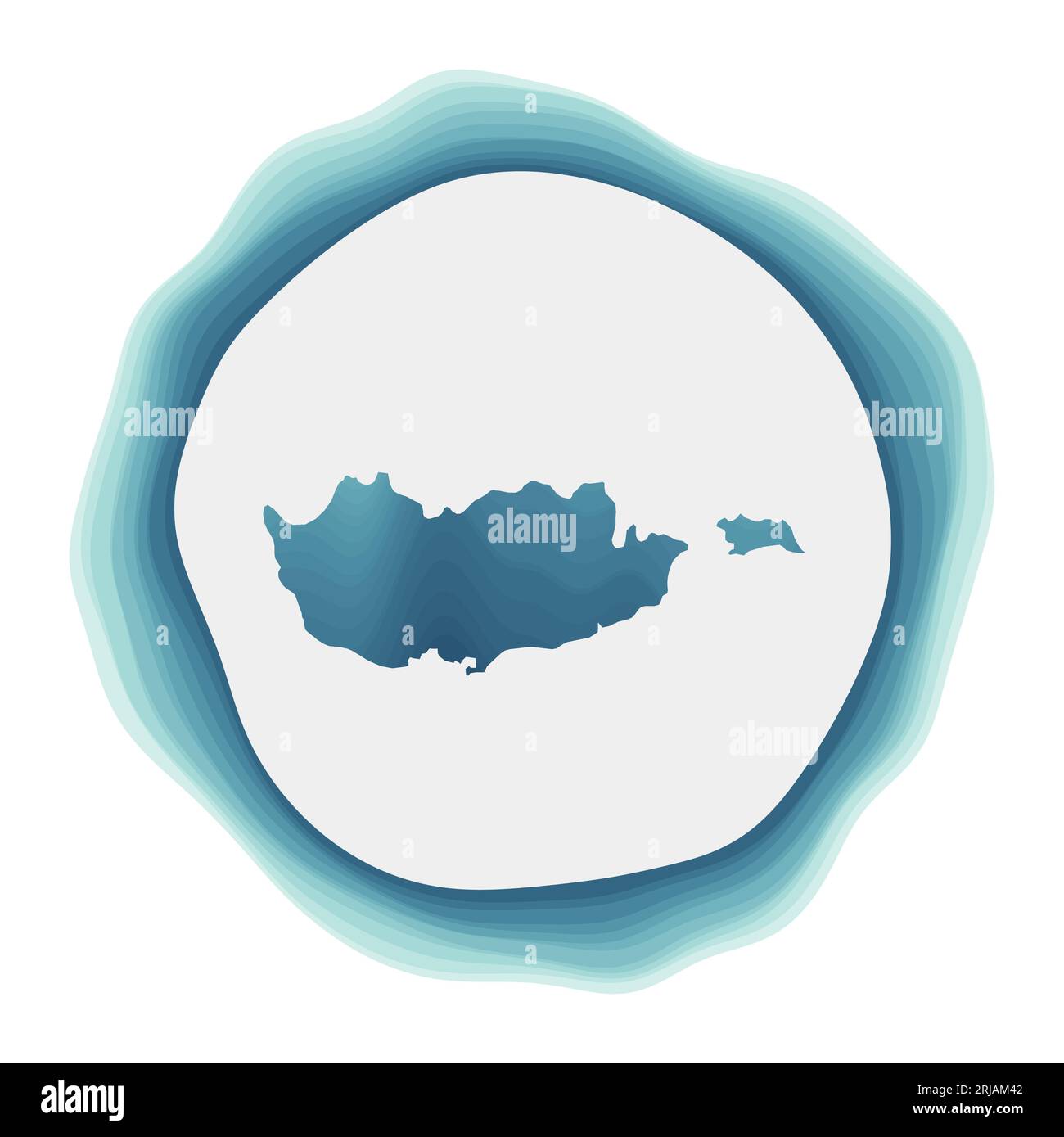 Cyprus logo. Badge of the country. Layered circular sign around Cyprus ...