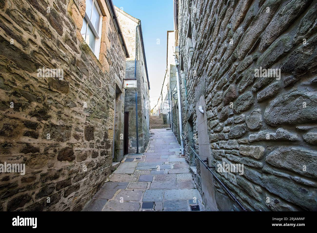 A narrow street Stock Photo - Alamy
