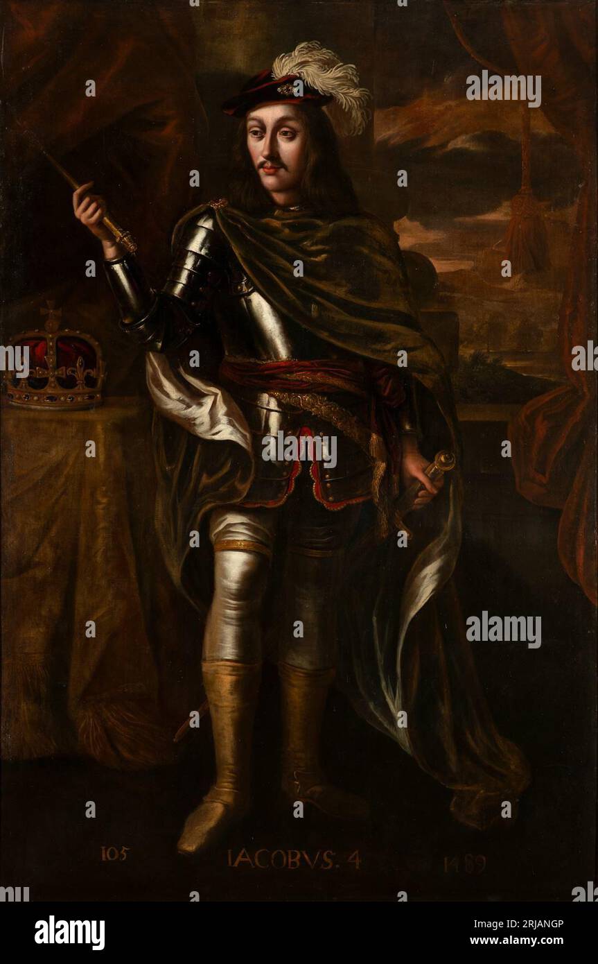 James IV, King of Scotland (1473-1513) between 1684 and 1686 by Jacob ...