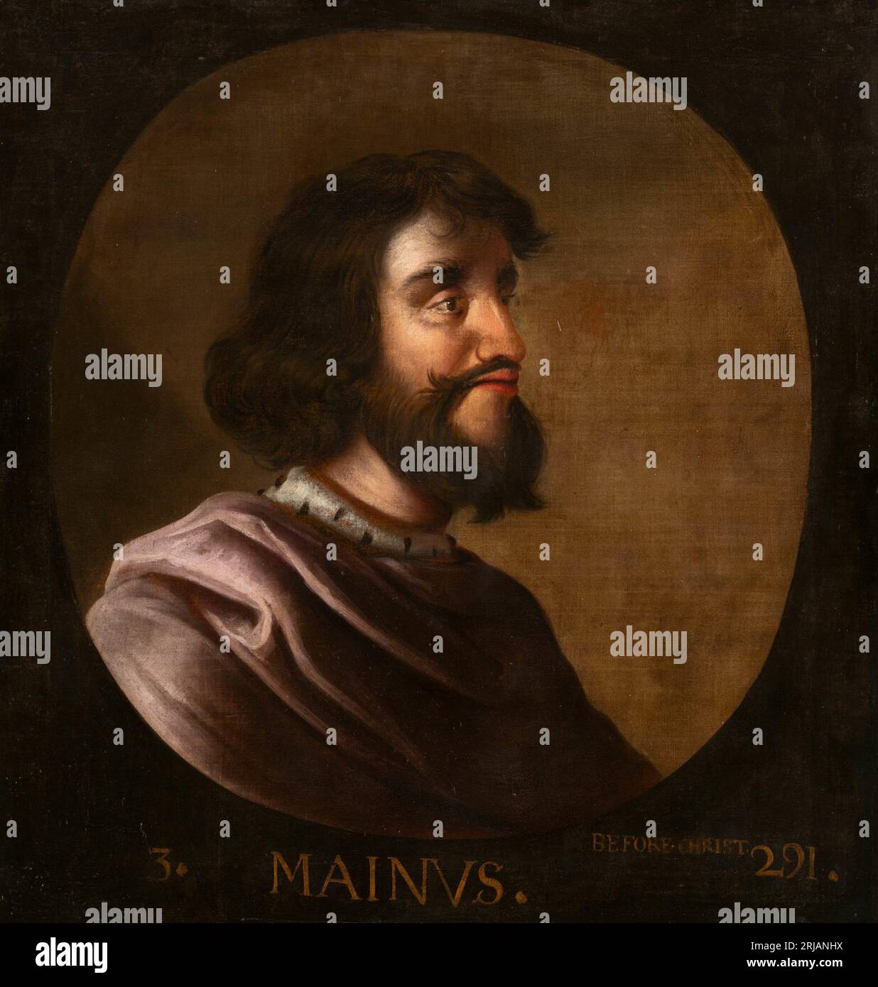 Mainus, King of Scotland (290-61 B.C.) between 1684 and 1686 by Jacob ...