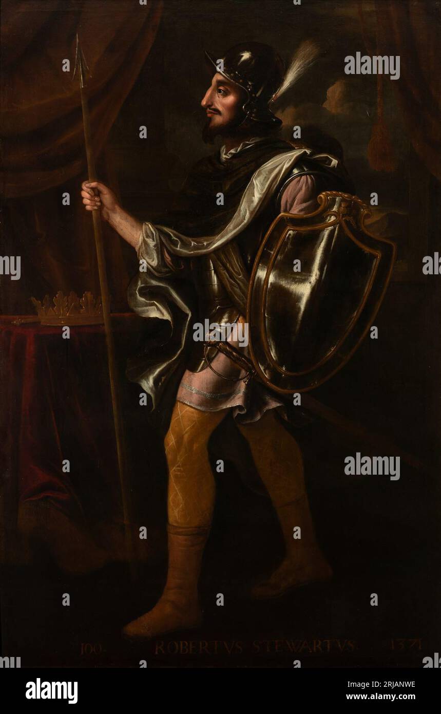 Robert II 'the Stewart', King of Scotland (1360-90) between 1684 and ...