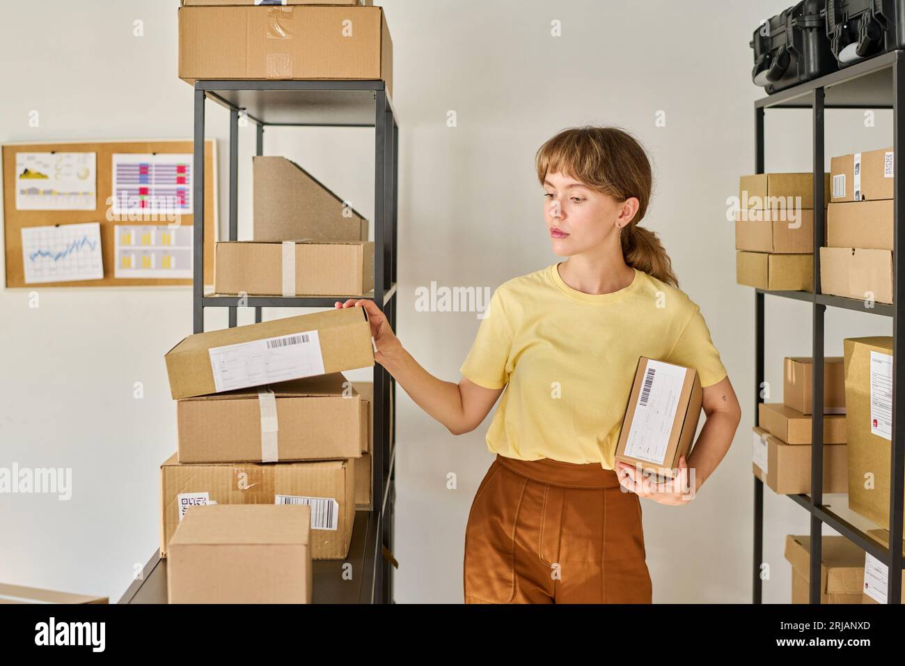 Parcel rack hi-res stock photography and images - Alamy