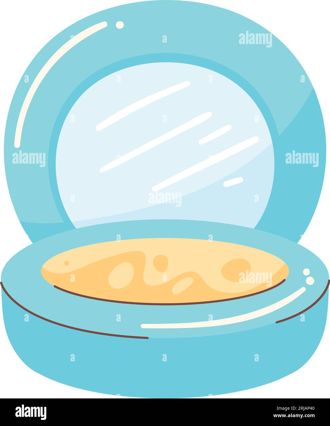 Powder puff Stock Vector Images - Alamy