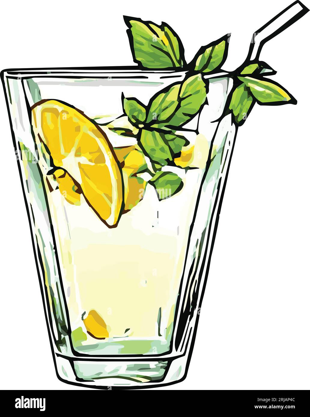 Hand drawn non-alcoholic drinks vector, summer drink illustration Stock ... Hand drawn non-alcoholic drinks vector, summer drink illustration Stock ...
