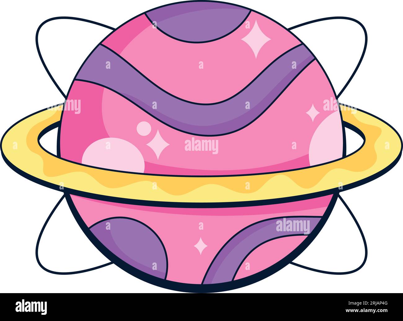 Orbiting comet Cut Out Stock Images & Pictures - Alamy