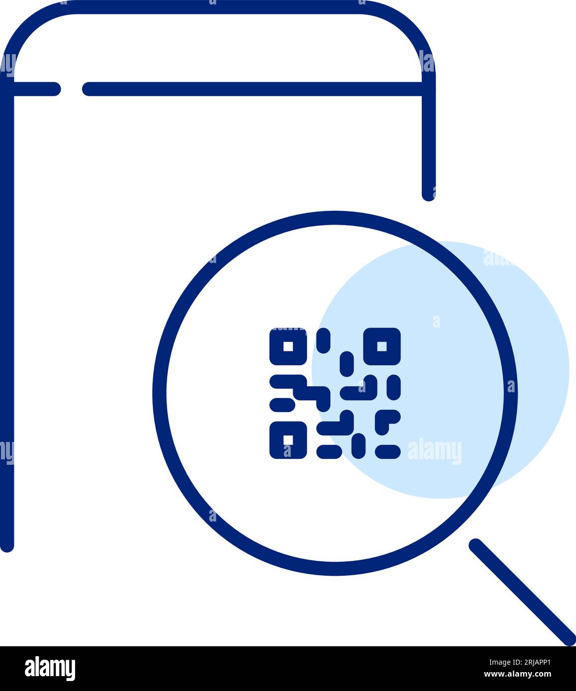 Qr code and phone and glass hi-res stock photography and images - Alamy