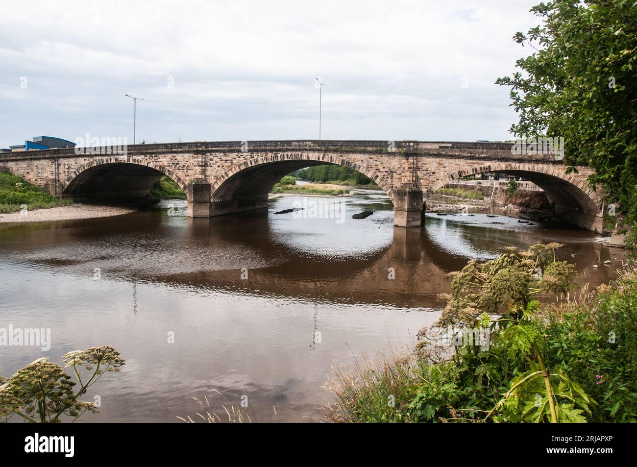 Around the UK- A59 Road Bridge at Lower Brockholes, Preston Stock Photo ...