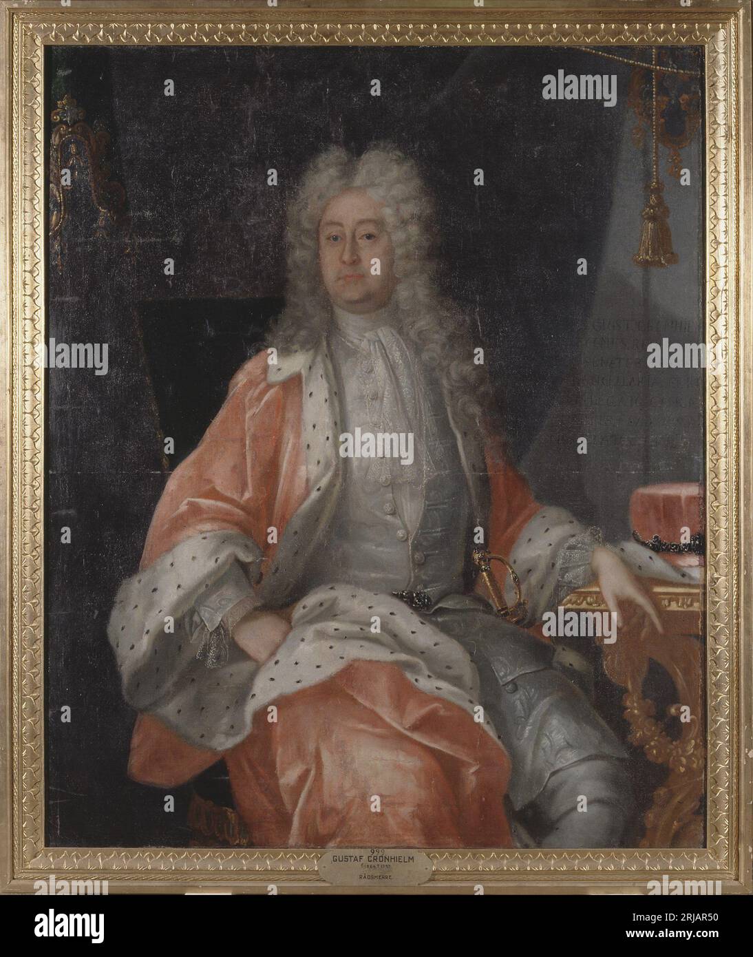 Gustav Cronhielm af Flosta, 1664-1737 1715 by David von Krafft Stock ...