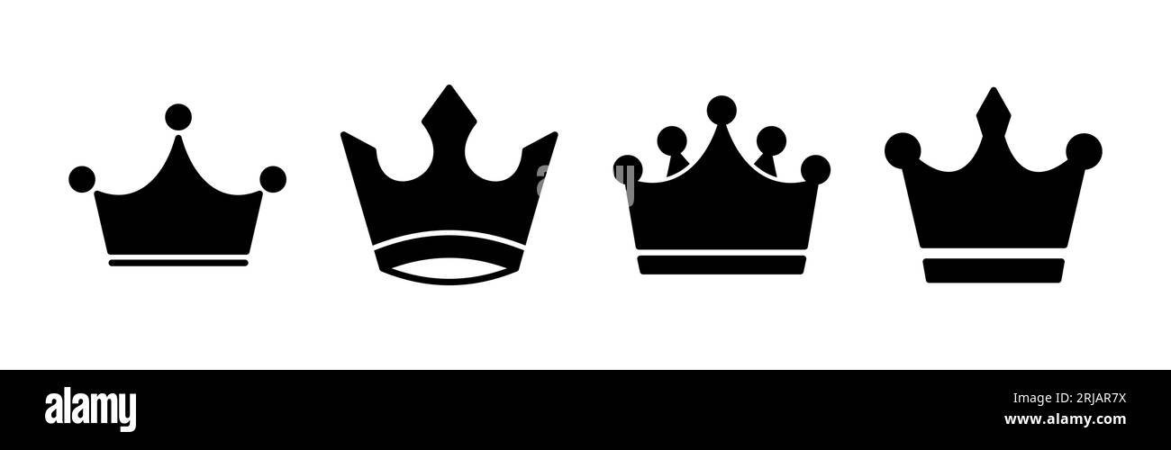 Crown Icon vector. Crown symbol for web site design Stock Vector Image ...