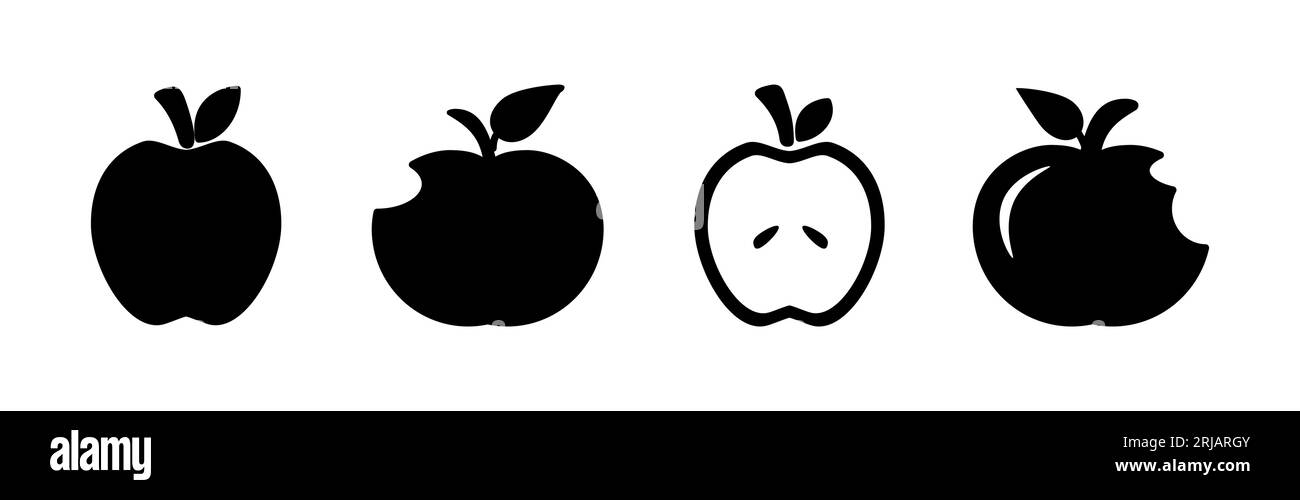 Apple icon vector. apple symbol Stock Vector Image & Art - Alamy