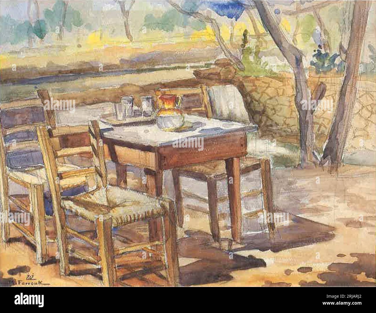 Café by Moustafa Farroukh Stock Photo - Alamy
