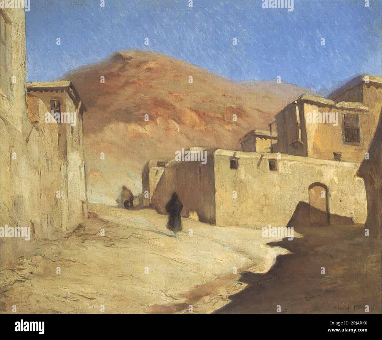 Mount Qasioun, Al-Mouhajrin Quarter, Damascus by Moustafa Farroukh ...