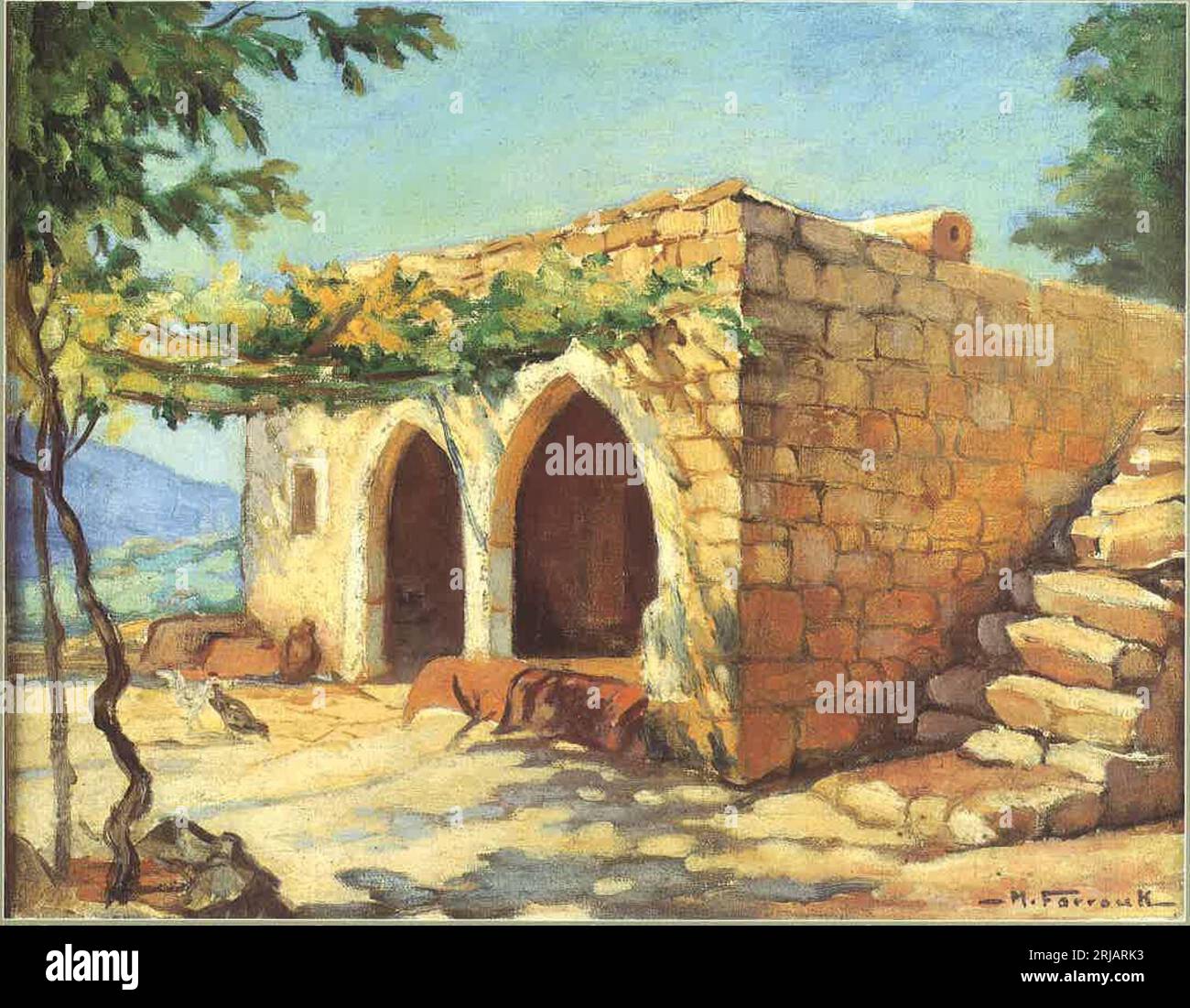 A House at Al-Hadath by Moustafa Farroukh Stock Photo - Alamy