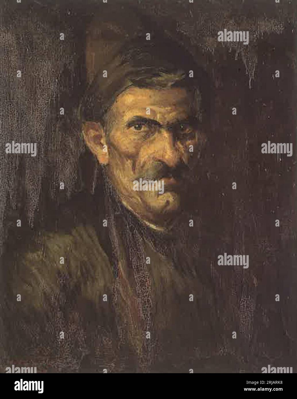 Three Paintings of a Muleteer (3) by Moustafa Farroukh Stock Photo - Alamy