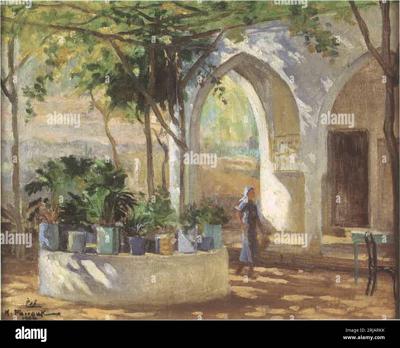 A Village House by Moustafa Farroukh Stock Photo - Alamy