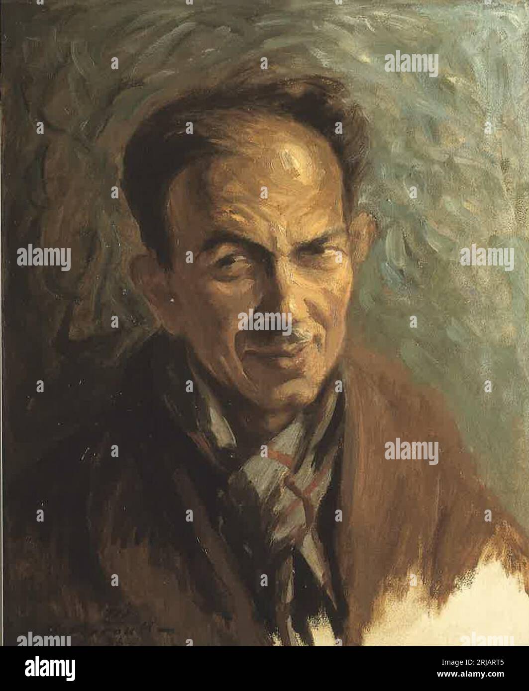 The Artist's Last Autoportrait by Moustafa Farroukh Stock Photo - Alamy