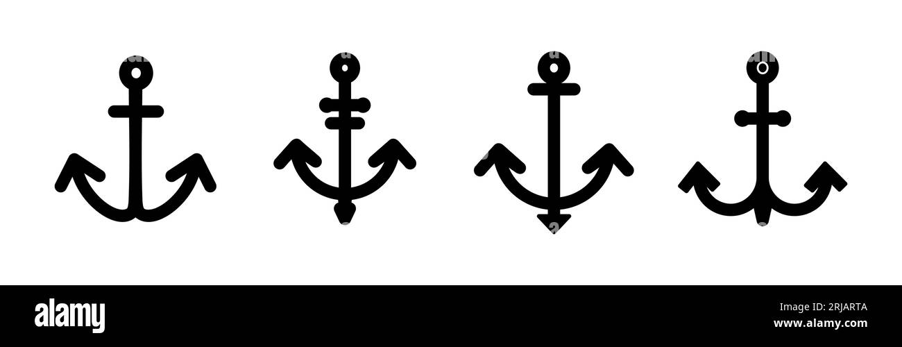 Anchor icon vector. Anchor sign. marine symbol Stock Vector Image & Art ...