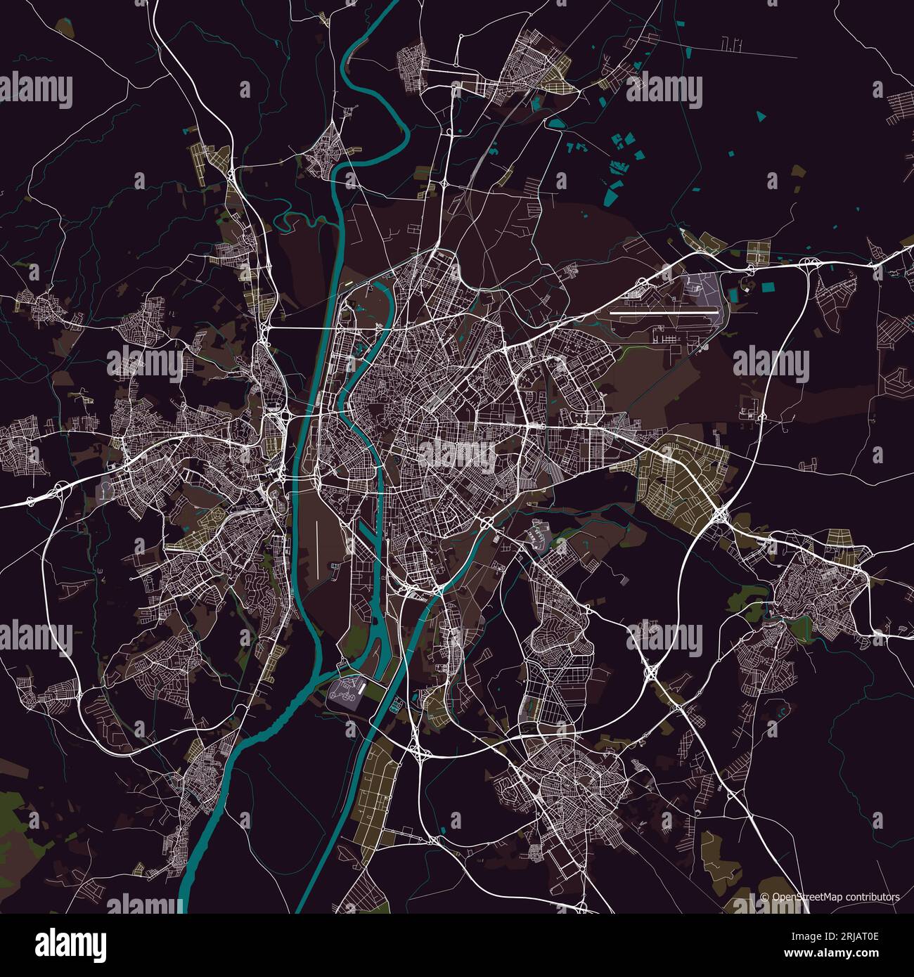 Vector city map of Seville, Spain Stock Vector Image & Art - Alamy